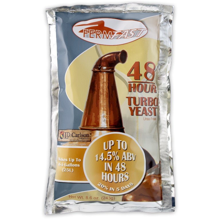 FermFast 48 Hour Turbo Yeast - 243 Gram (UREA FREE) | Brewstock ...